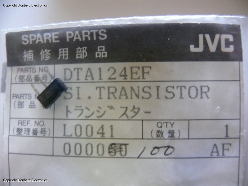 Halbleiter: DTA124EF (DTA 124EF) - TRANSISTOR JVC HRD170ESQ3